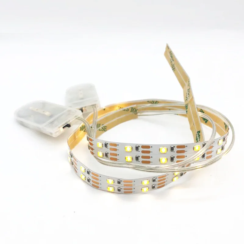 5mm 8mm 3V Button Battery Box Power Supply 2835 SMD LED Strip Light for ...