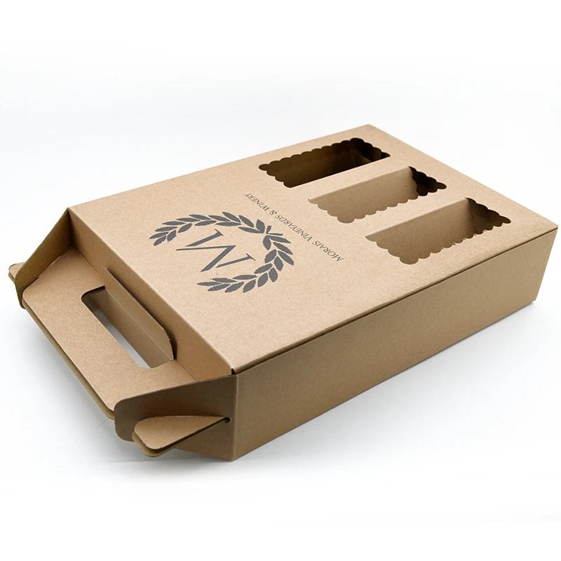 Custom Corrugated Cardboard Branded Carrier Paper Packaging