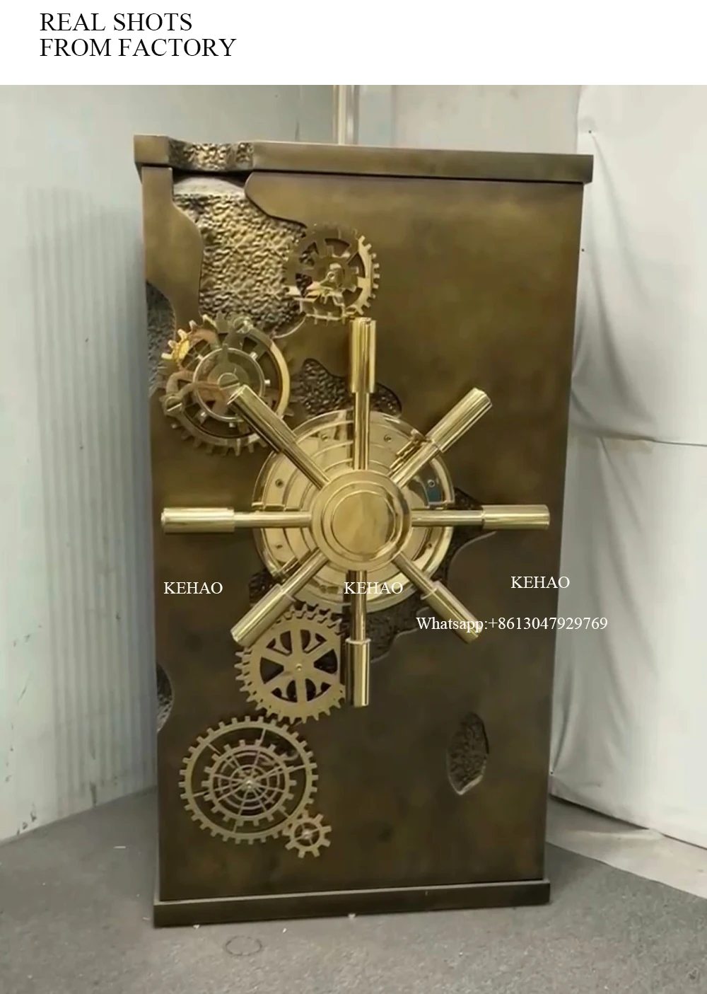 China Factory Electronic Locks For Customized Millionaire Gold Luxury ...