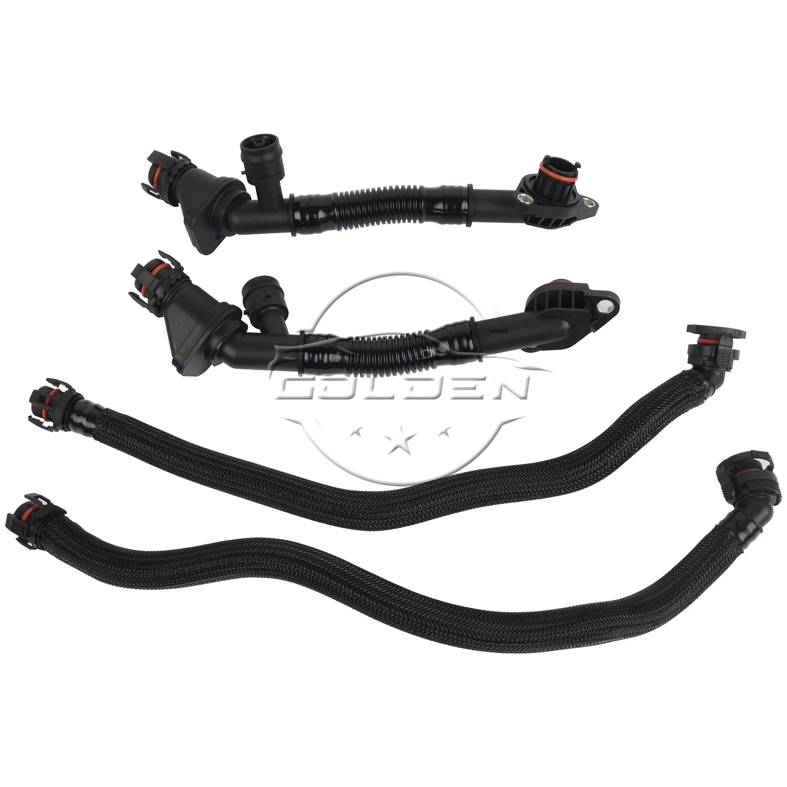 Golden Crankcase Vent Breather Hose Kit For 550i 650i 750i 750li Alpina ...