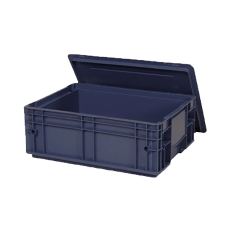 VDA Certified Stackable Plastic Storage Logistics KLT Box Moving Crate ...