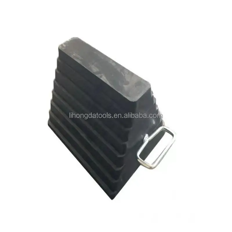 12LBs Carport Trailer Stopper Wheel Stopper Rubber Wheel Chock with ...