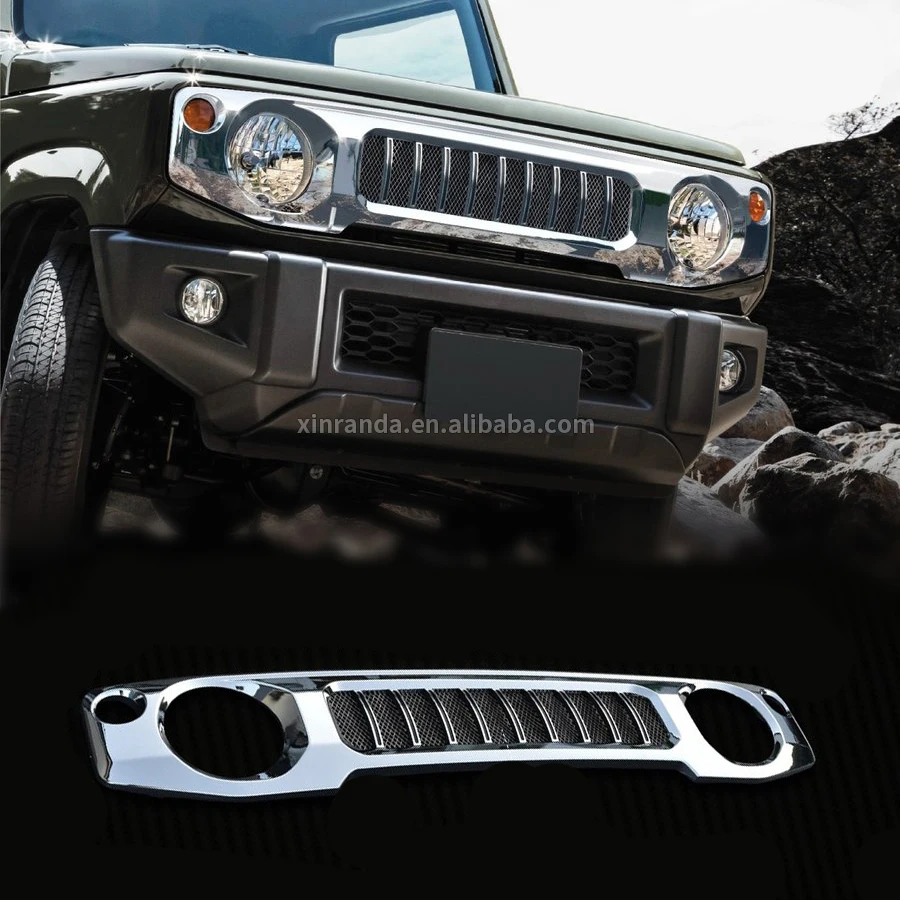 Suzuki Jimny JB74 JB64 2018- Front Grille - Chromed & Black