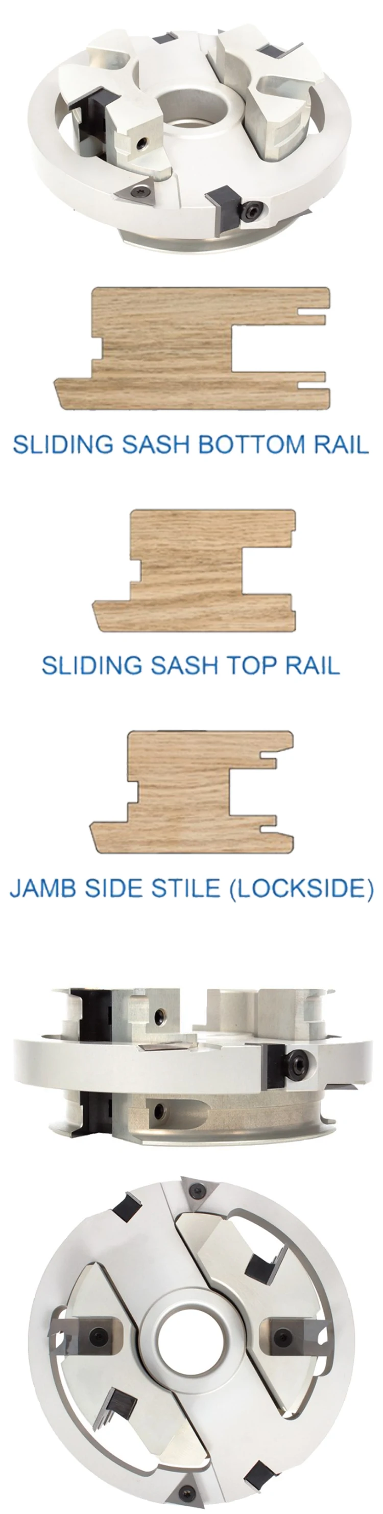 Cutter Lift And Slide Tooling Set Cutterhead For Lift & Slide Door ...