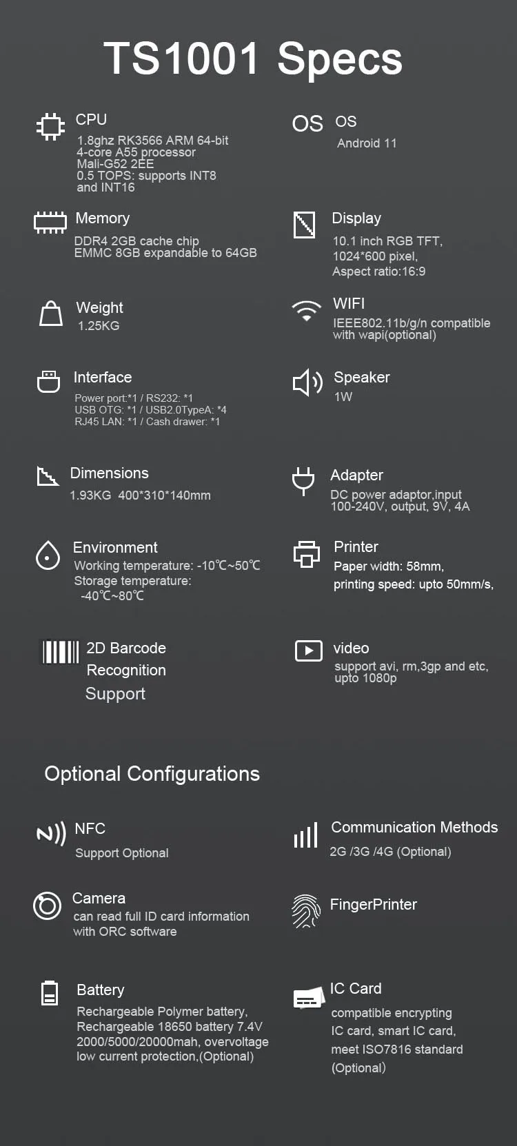 All In One Computers Pos Terminal Credit And Debit Card Reader Barcode ...