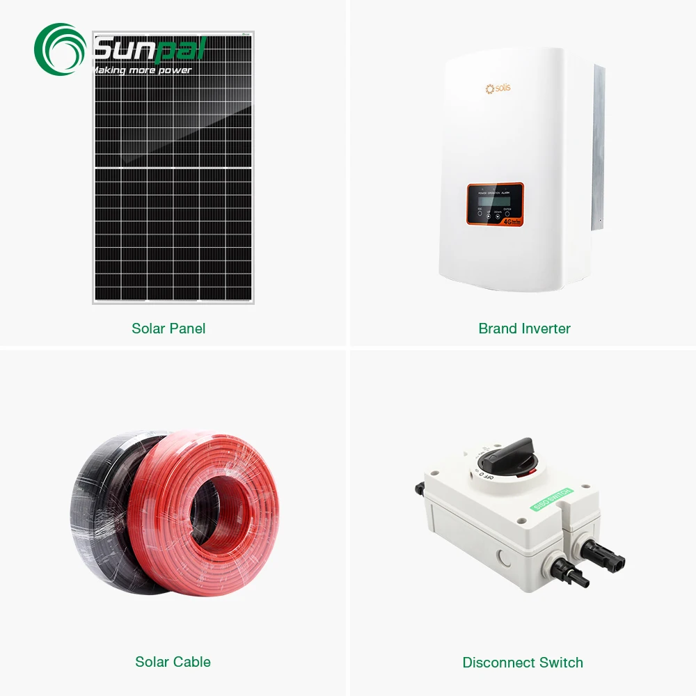 Alibaba.com: Sunpal 10 kW Solar System Kit with On-Grid Support, 10 kW ...