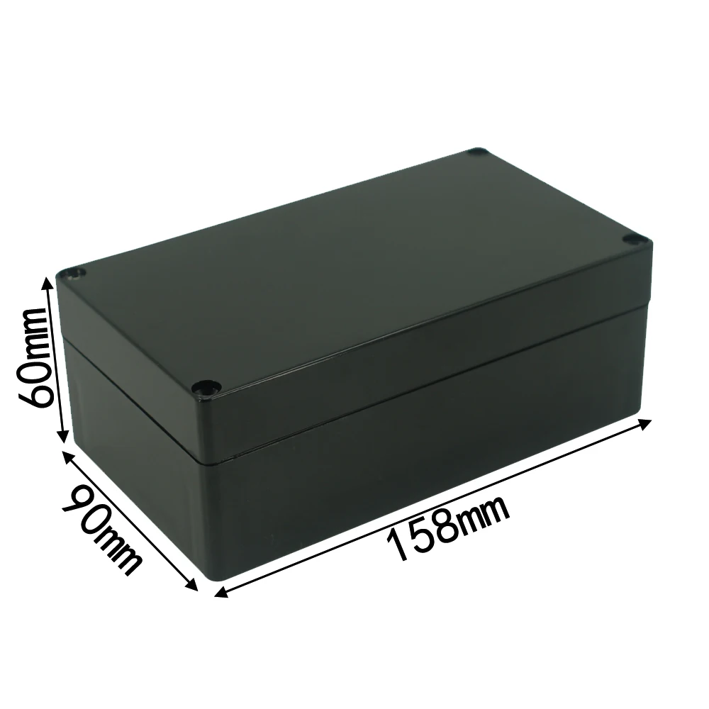 Ip67 Waterproof Rating Black Abs Material Electronic Pcb Housing ...