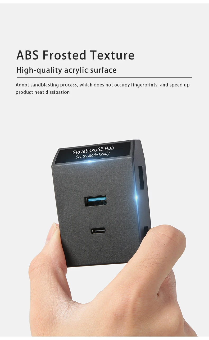 For Tesla 2022 2023 Model Y Glo Ve Box Usb Hub Model 3 Hidden Hub - Buy ...