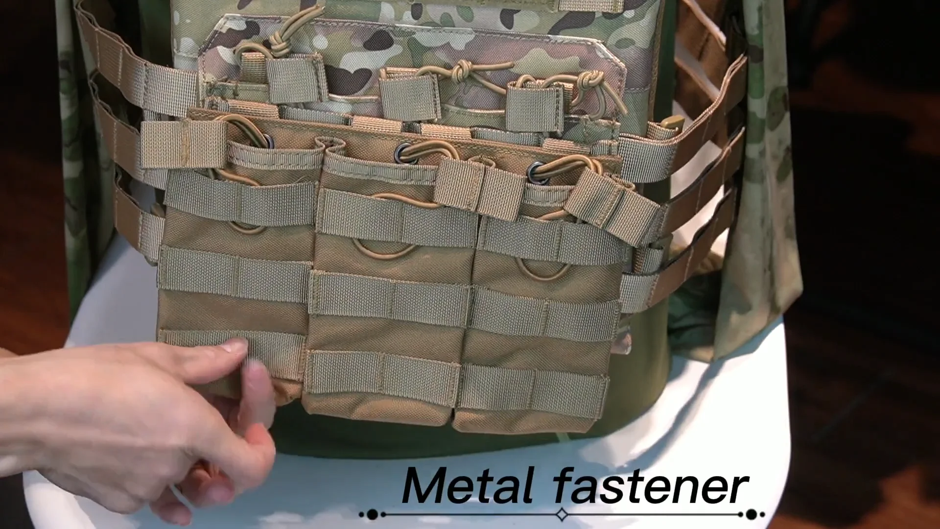 Factory Multicam Tactical Triple Mag Pouch With Molle Fastmag Pouch ...