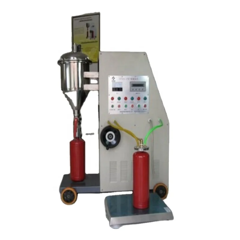 CO2 Dixoxide Automatic Fire Powder Extinguisher Filling Machine ...