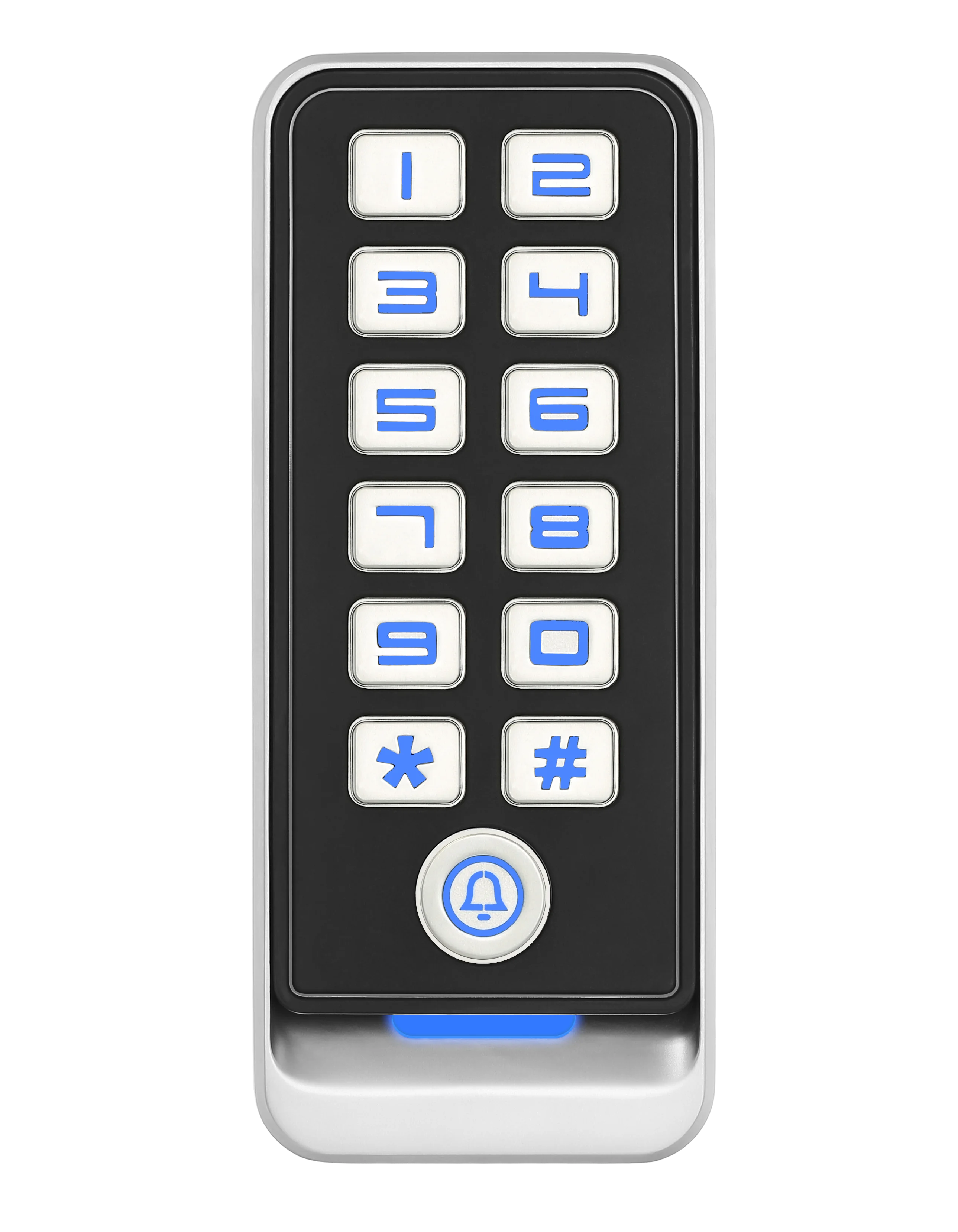 Metal Casing Rfid Standalone Reader With Keypad 5000 User Support 13 ...