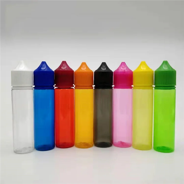 60ml Pet Squeezeable Cigarette Oil Drip Oil Bottle With Child Resistant ...
