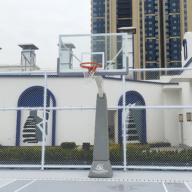 Outdoor Indoor Basketball Equipment Custom Logo Print Padding Inground ...