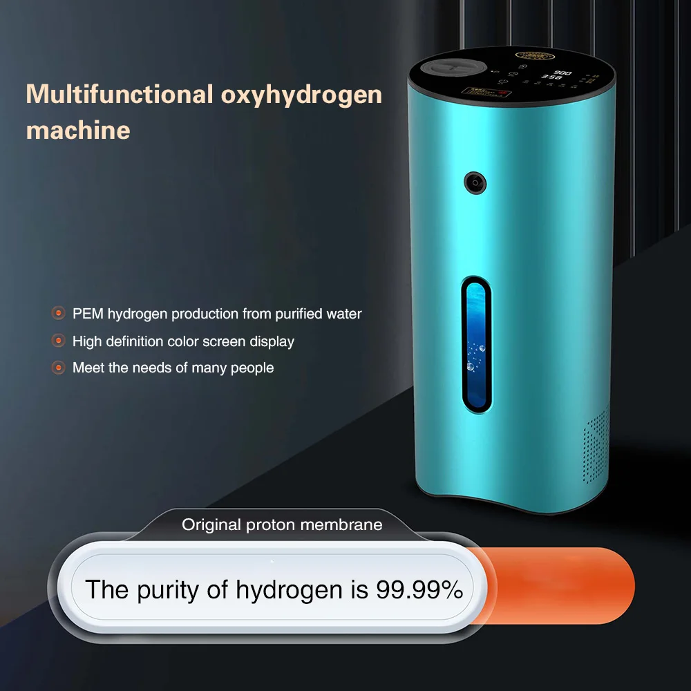 Hydrogen Inhalation Therapy Machine Hydrogen Inhaler 600ml/min Pure ...