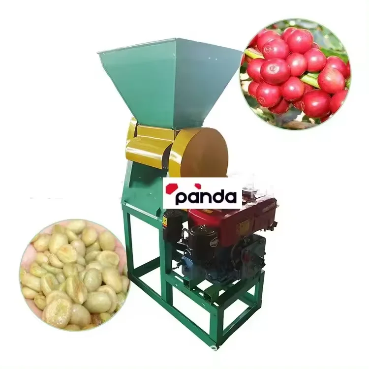 Fresh Coffee Beans Peel Threshing Machine Wooden Case Motor New Product ...