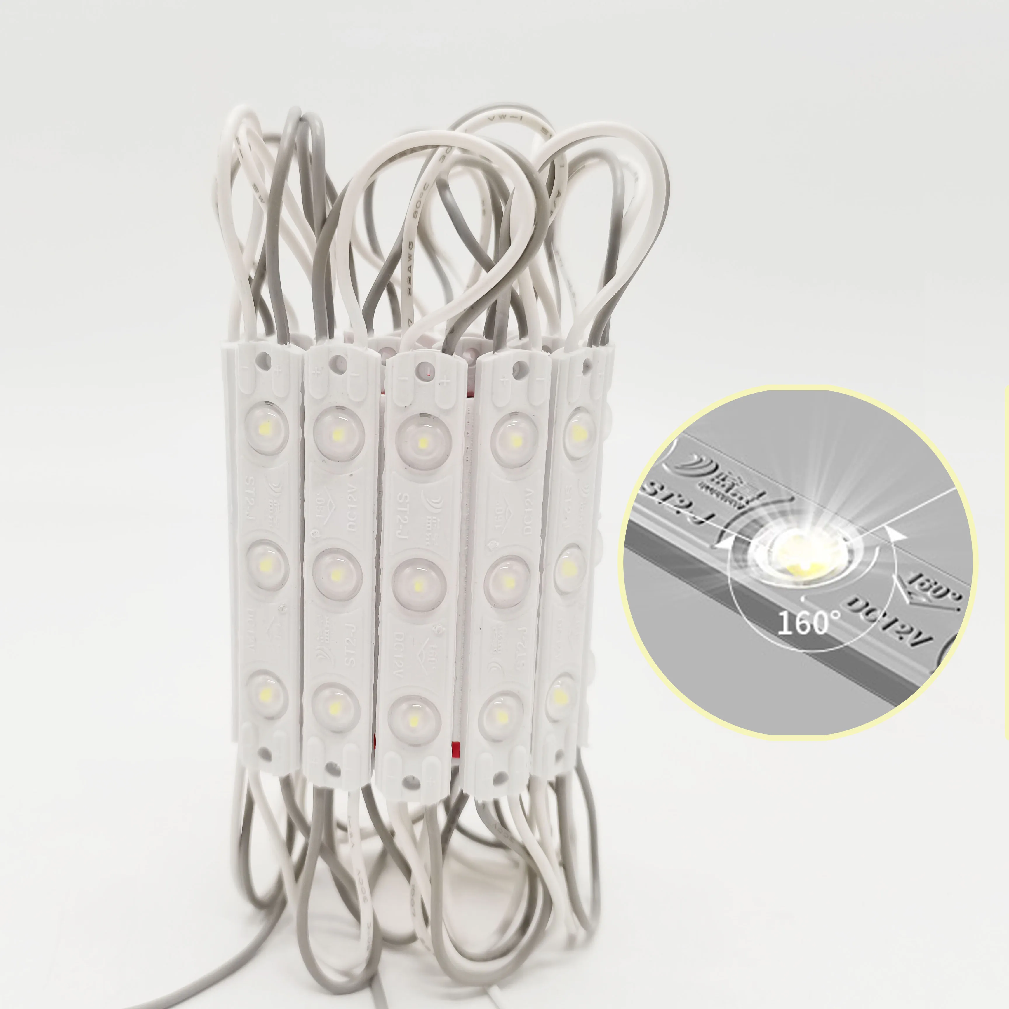 Blueview 2835 Led Module 12v Ip65 Waterproof St2-j Optical Lens Module ...