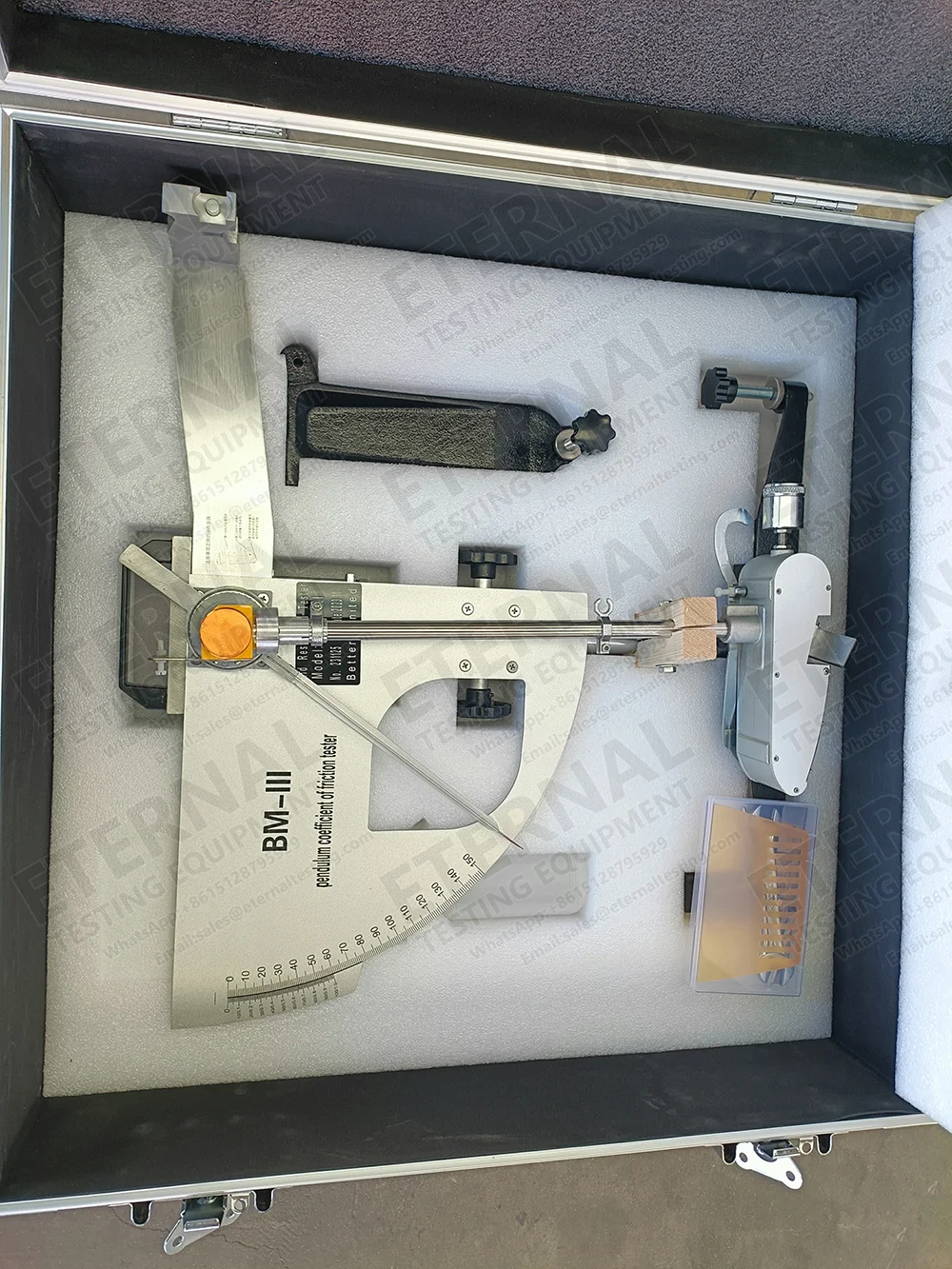 Pendulum Friction Coefficient Meter /skid Resistance And Friction Test ...