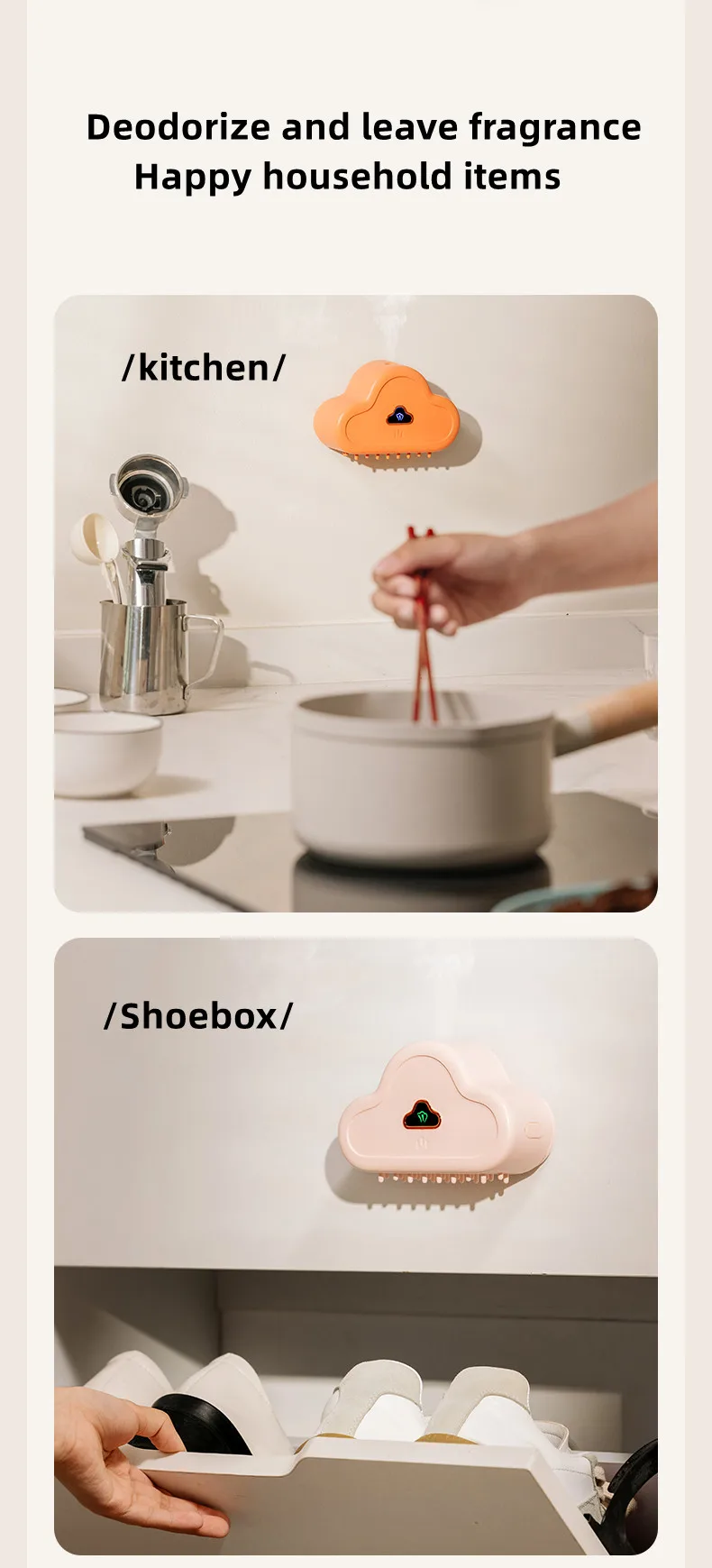 Yizhi Creative Cute Mini Elephant Shape Ultrasonic Cool Mist Essential ...