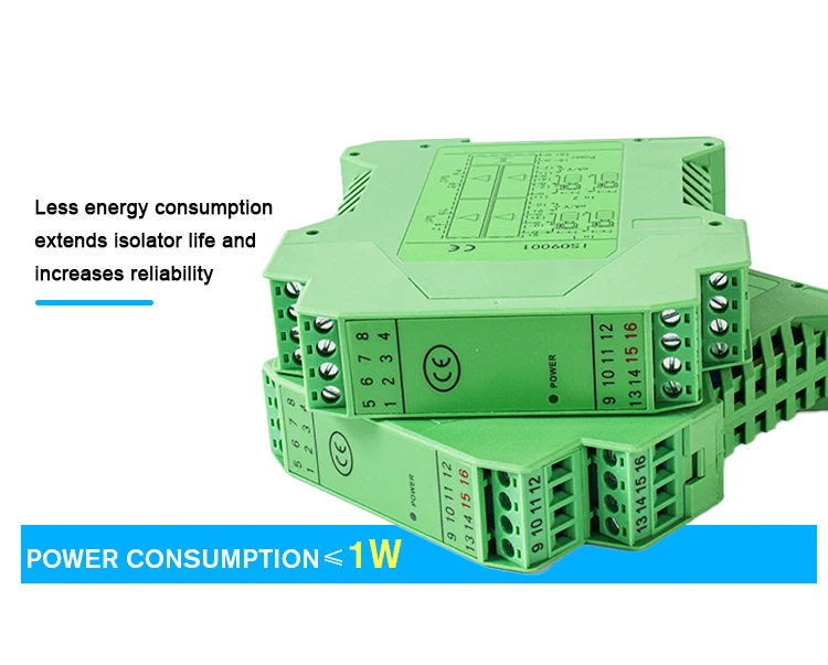DC Signal Isolator Galvanic Converter Isolation Multi Channel 1 in 2 Out 2 in 4 Out 4-20mA 0-10V ...