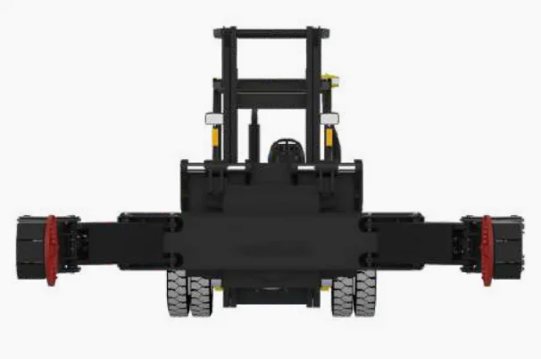 Forklift Tyre Clamp Attachments - Rotating Sliding Arm Type for ...