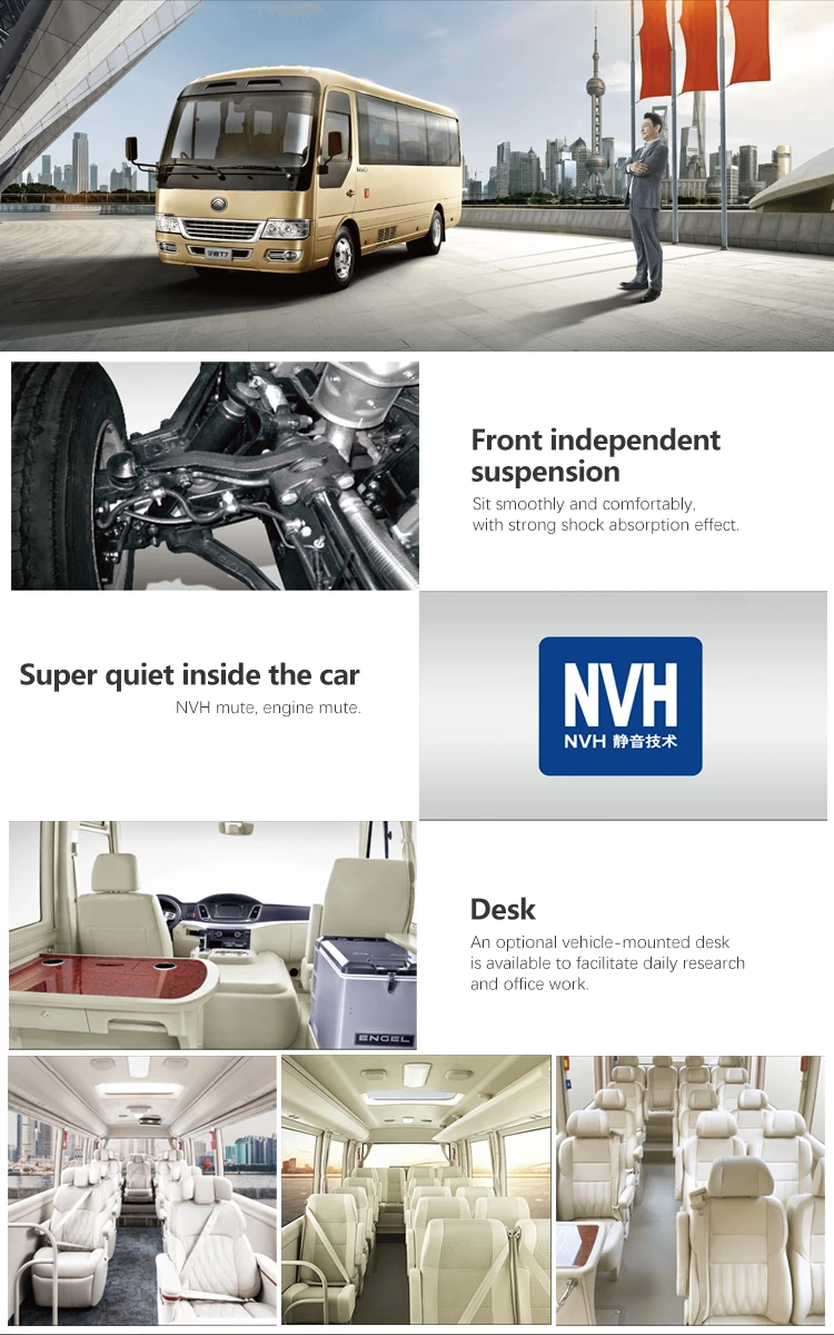 12 Meter Coach Buses Yutong Bus 15-65 Seats Bus Brand New Zhong Tong ...