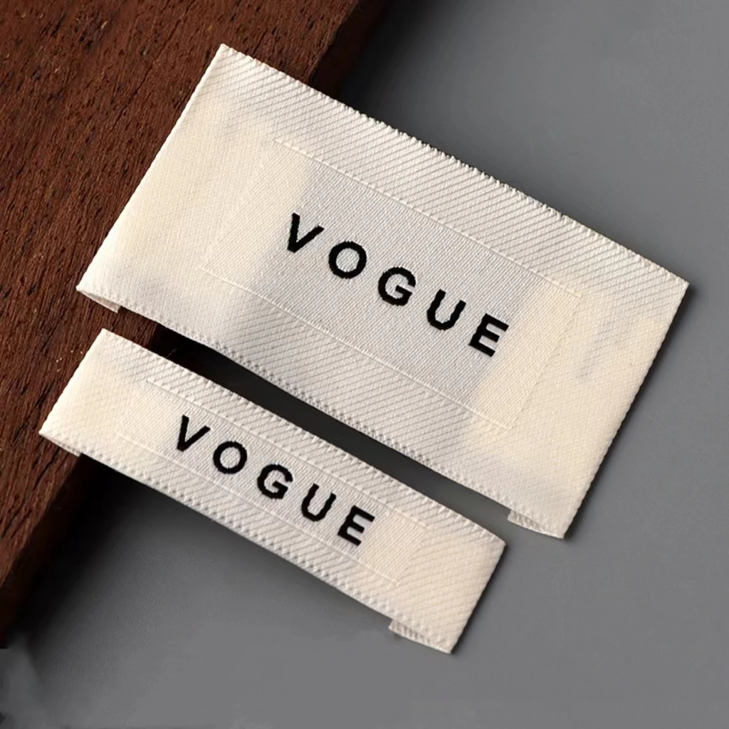 Customized Private Design Woven Logo Label Clothing Sewing Ribbon Label ...