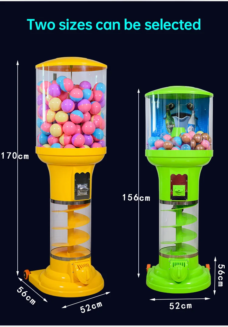 Shopping Mall Coin Operated Gashapon Vending Capsule Toys Machine ...