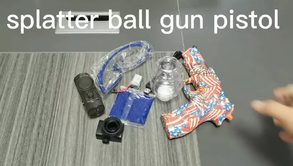 Morden Style Splatr Bouncing Real Paint Slaptr Water Ball Gun Ak47 ...