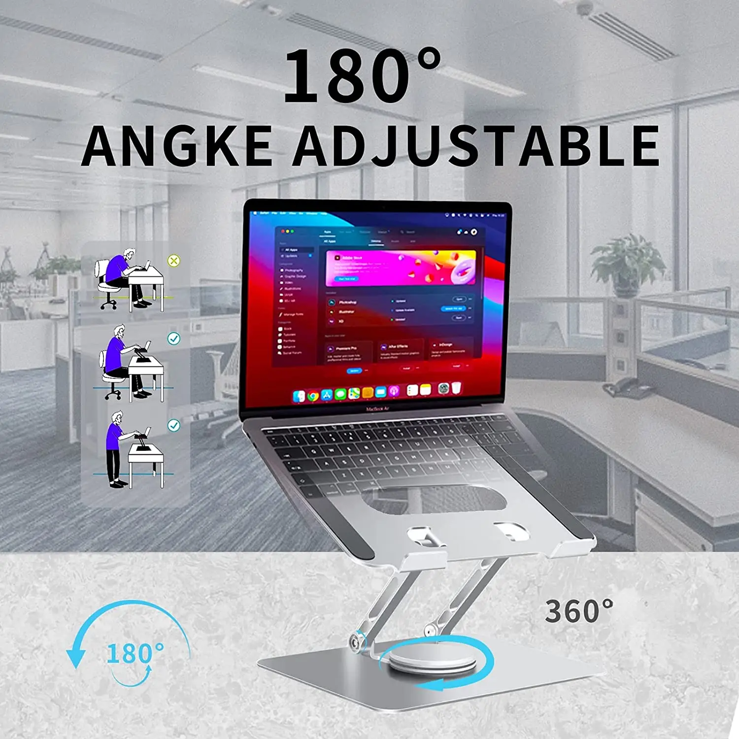 Newrgy Oem Computer Stand For Laptop Monitor Stand Adjustable Computer Foldable Laptop Stand For ...