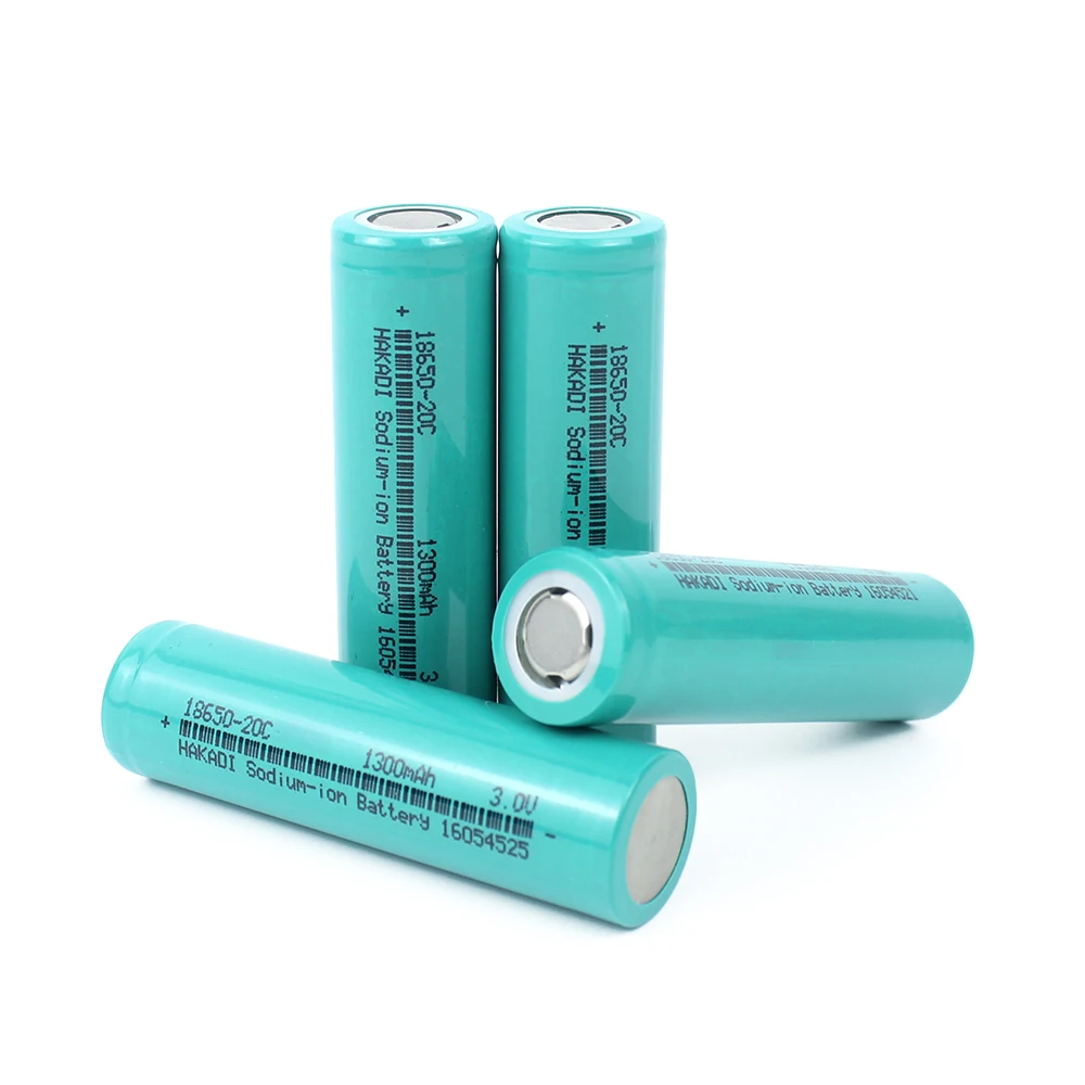 Hakadi 18650 Sodium Ion Battery - 1300mah, 3V, 20C