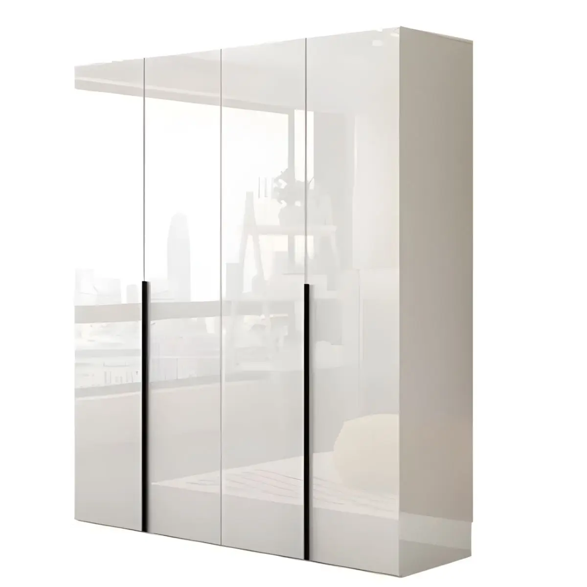 Modern Custom Small Design Single White Modern Almirah Wardrobe Cabinet ...