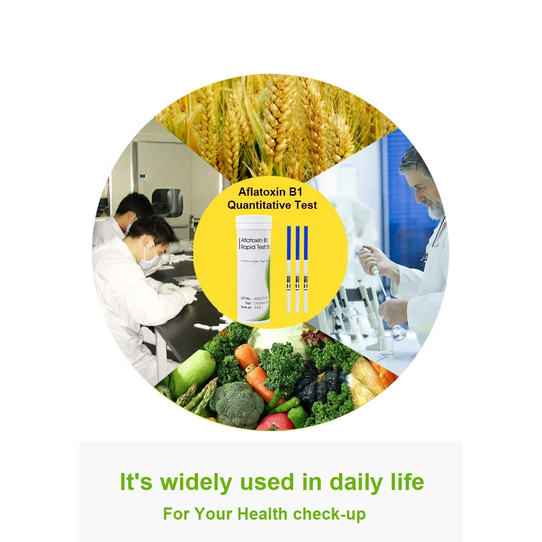 Manufacturer Aflatoxin test Kit, Aflatoxin B1,M1 Test Strips for Food ...