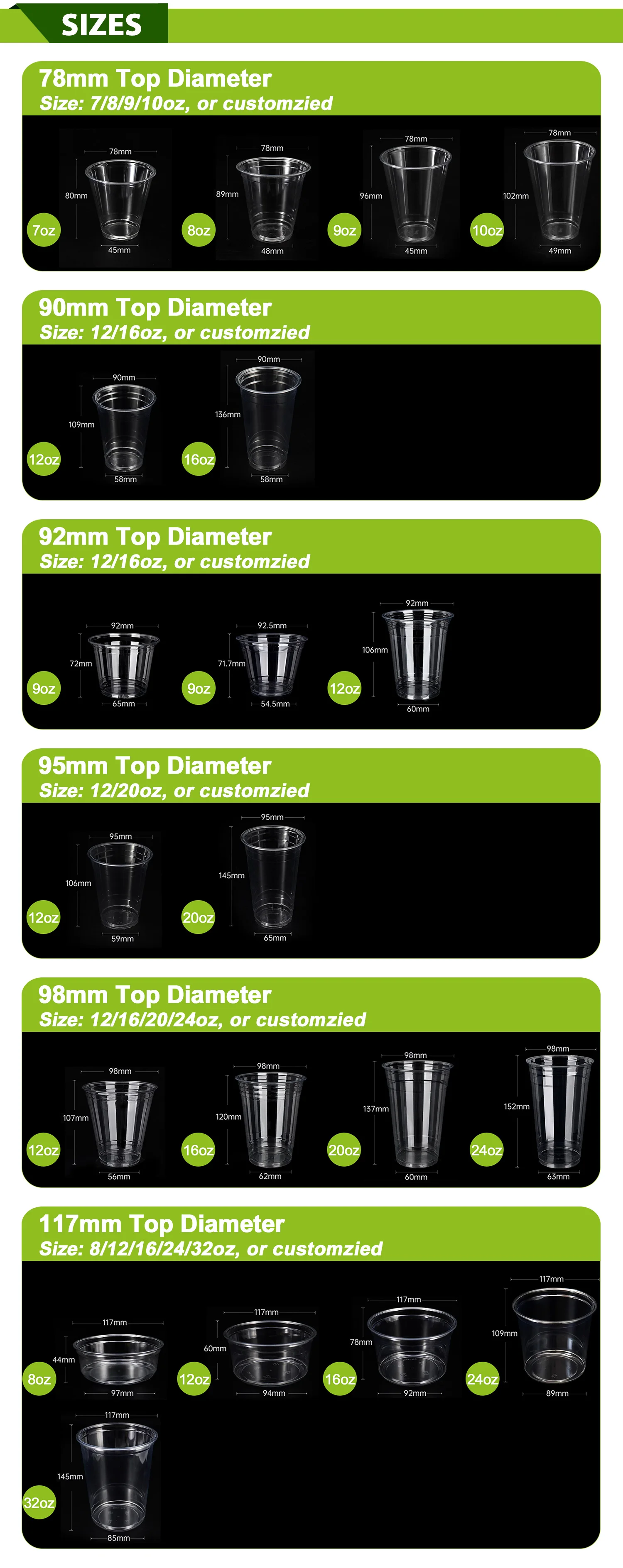 Ecohofi Clear Plastic Cups - Perfect for Parties & Drinks