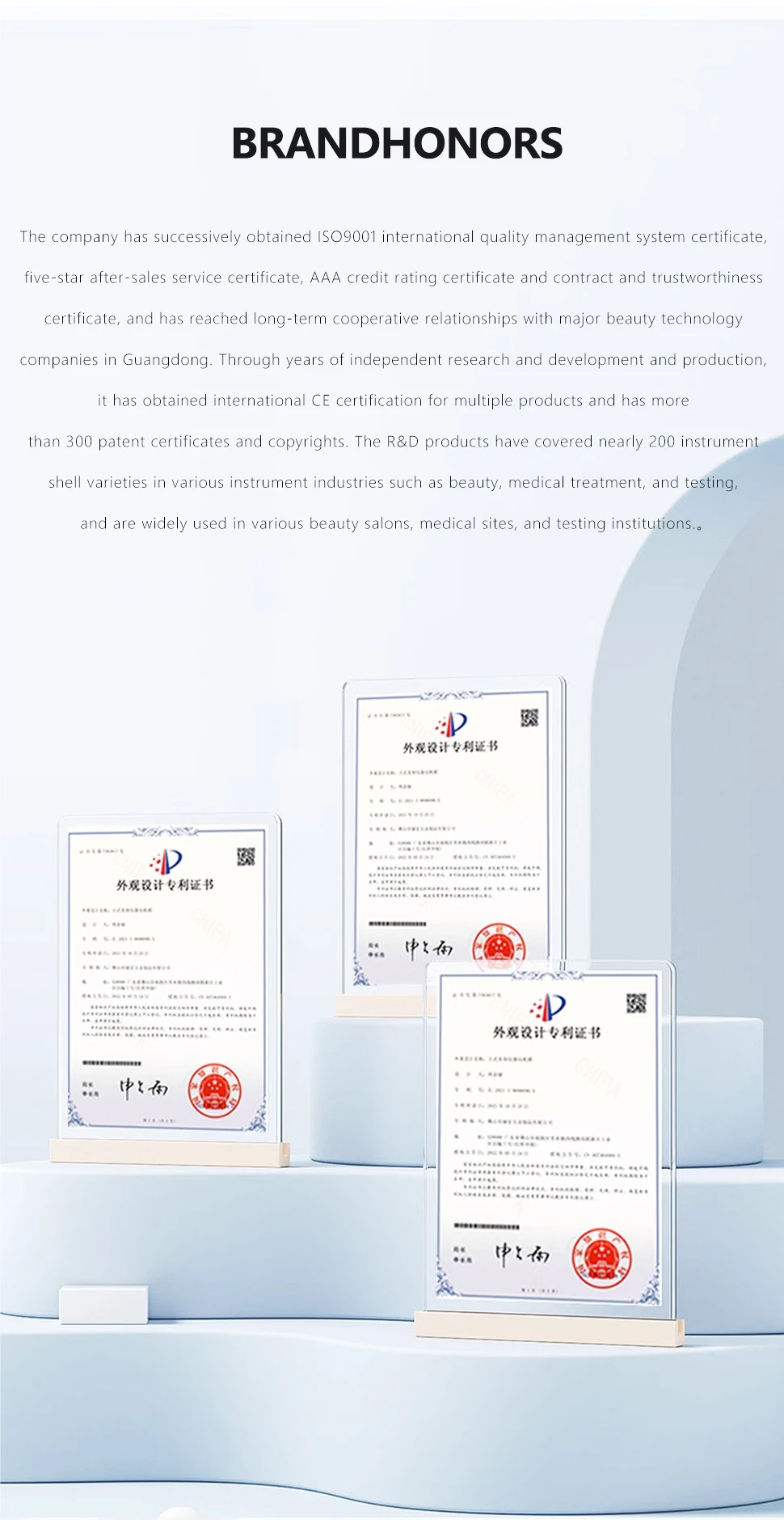 Customizable ABS Injection Molding Housing Medical Beauty Instrument ...