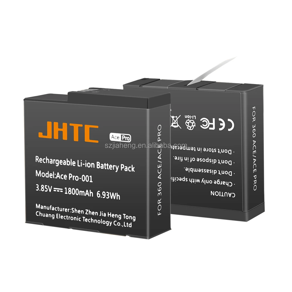 1800mah Replaceable Battery For Insta360 Pro Ace Action Camera ...