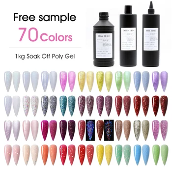 Sparkling Glitter Colors Poly Gel Acrygel Wholesale Supplies Poligel ...