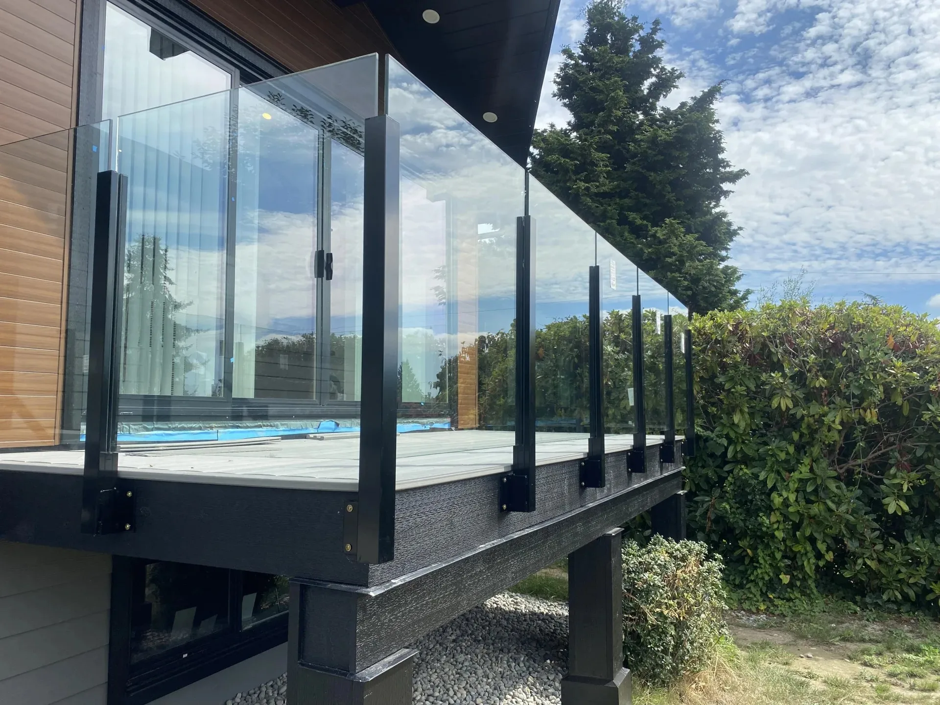 Tempered Glass Terrace Railing Stair Glass Railing Balcony Price ...