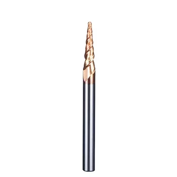 Lee-x Taper Ball Nose End Mill 4mm 50mm Tapered Ball Nose End Mills For ...