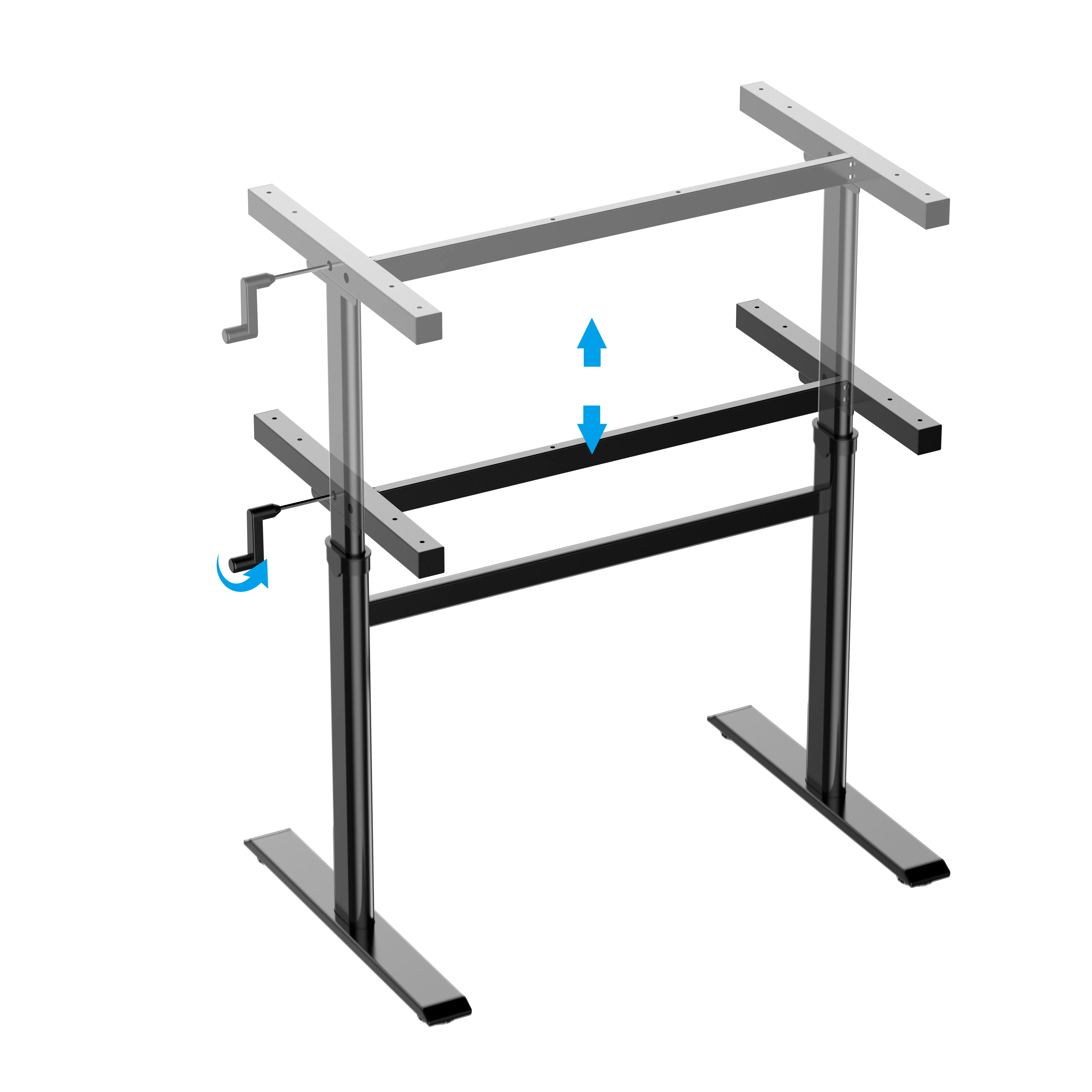 Hand Crank Table Lift Mechanism for Office Furniture Office Desks ...