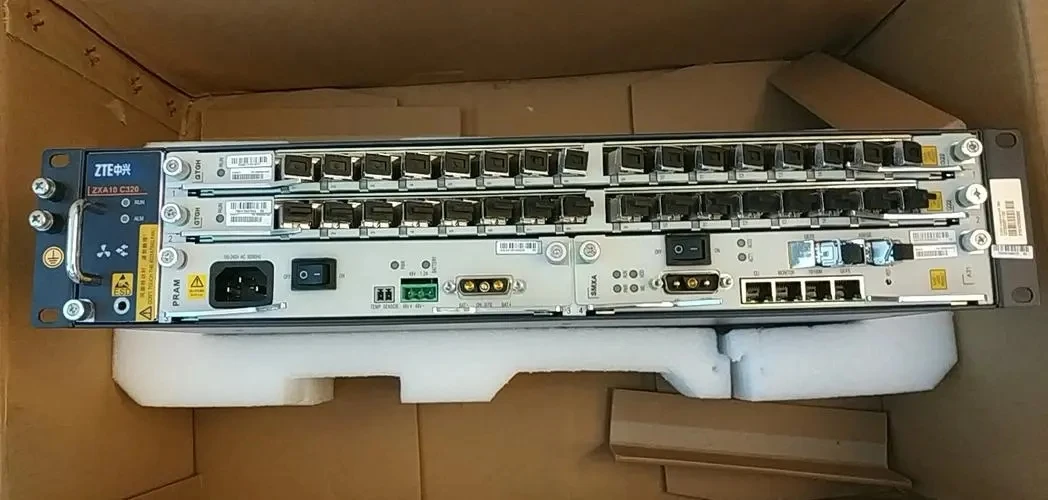 New telecom power 4G bast station equipment ZTE ZXA10 C320 Olt AC/DC ...