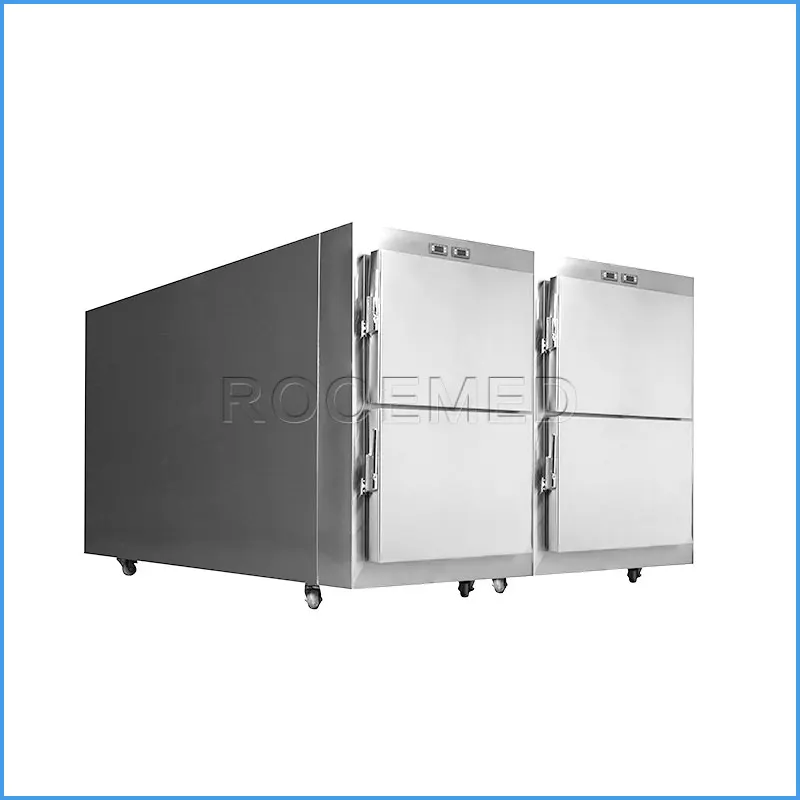 SS Four Body Storage Room Morgue 4 Corpses Refrigerator for Human ...