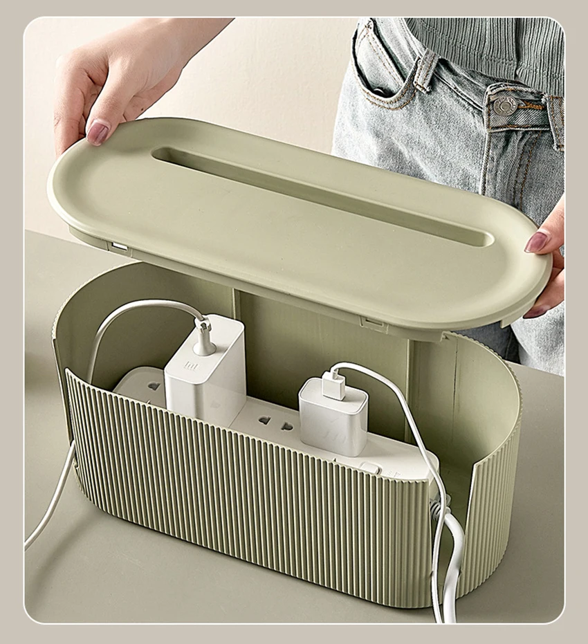 Wire Cable Box Plug Board Organizer Case Socket Wireless Router ...