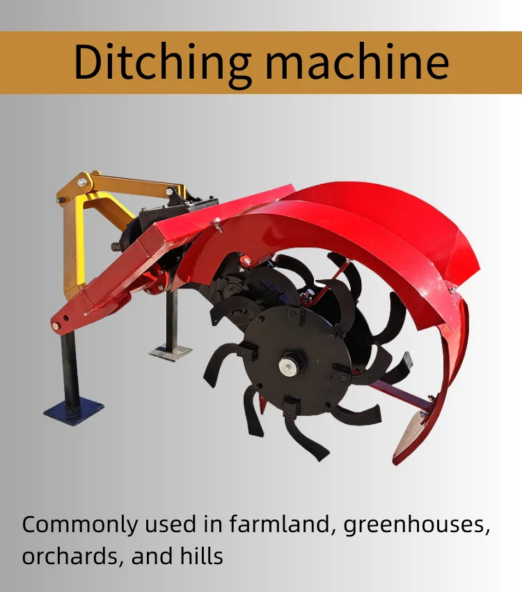 Ditching and Cultivating Machine Farm Trencher Machine Trencher Machine ...