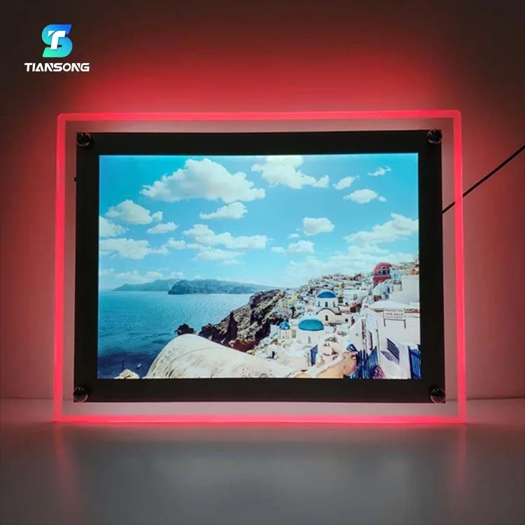 Cinema Poster Slim Crystal Light Box Movie Advertising Led Frame A3 A4 Display Light Box ...