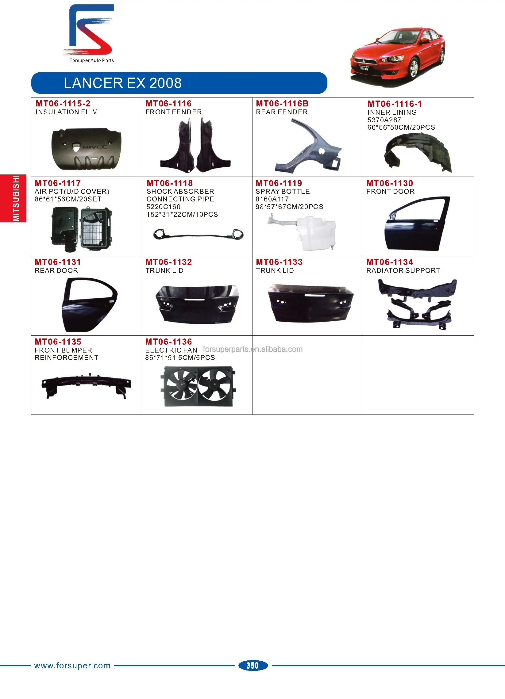 7450A093三菱兰瑟EX 2008汽车配件前格栅| Alibaba.com