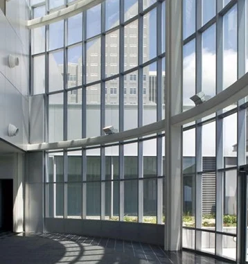 Aluminum Glass Window Wall System - Tempered Glazed Design