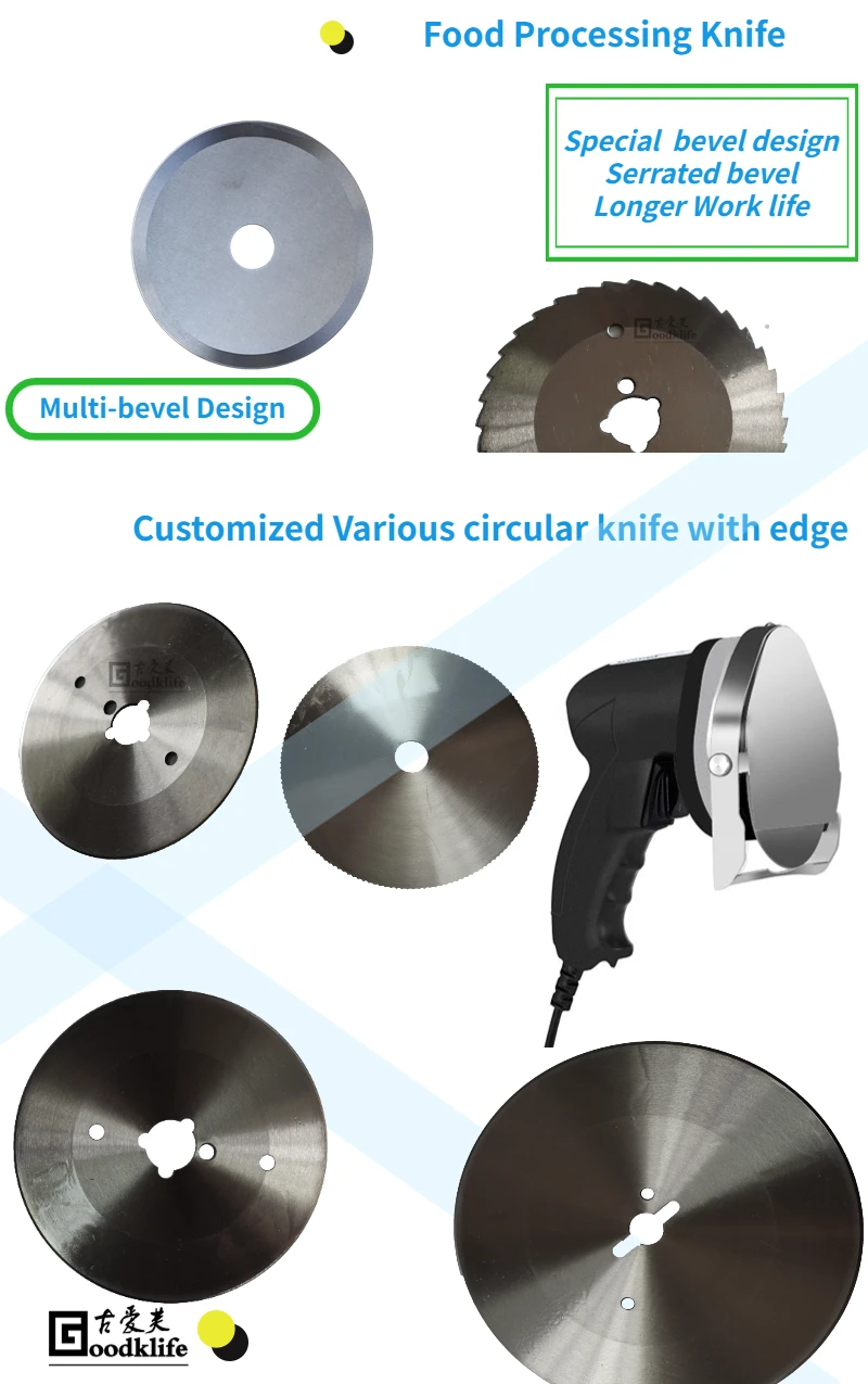 2024 New Sharp Edge Circular Food Slitting Blades For Food Processing ...