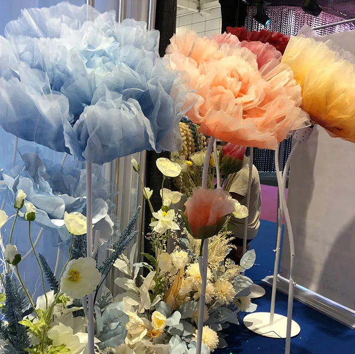 Large Electromechanical Opening Closing Mechanical Artificial Flower ...