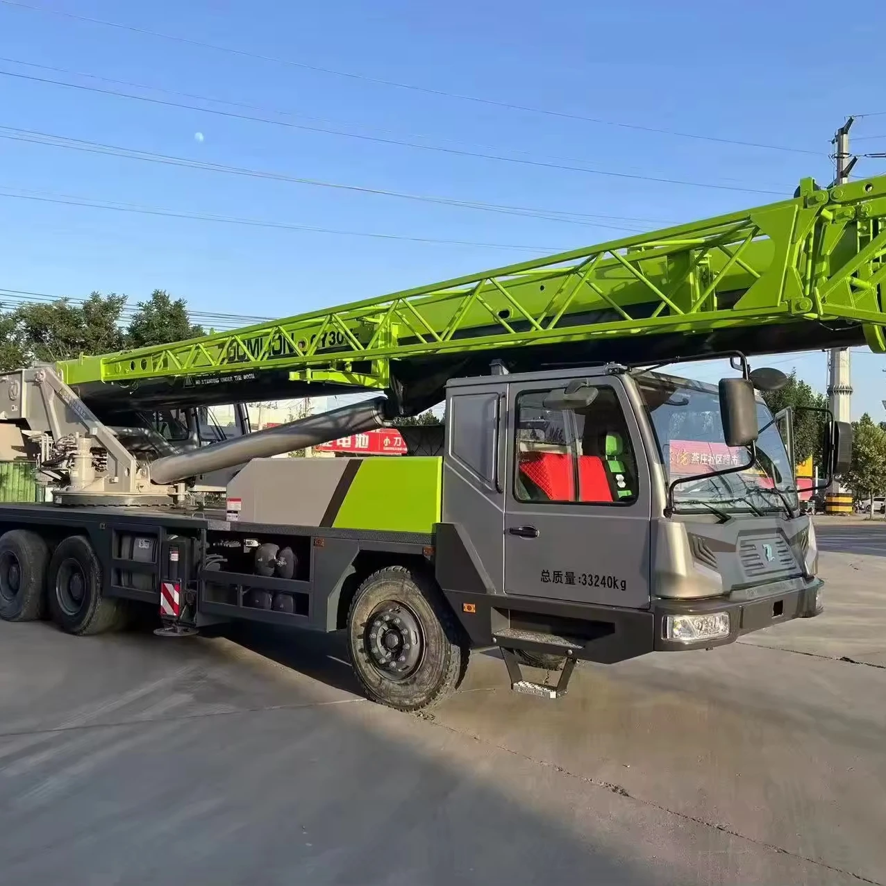 Zoomlion Factory Authorized Dealer Truck Mounted Crane Max Lifting ...