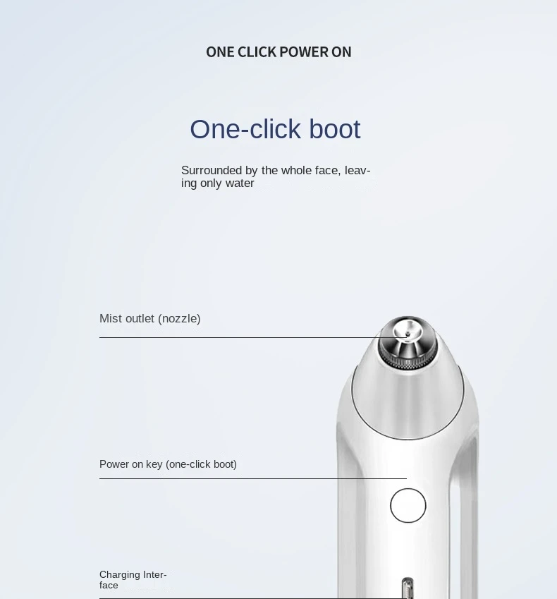 Handheld Water Oxygen Skin Care Acne Treatment Facial Rejuvenation Skin ...